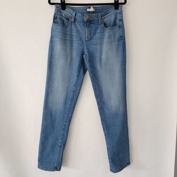 Eileen Fisher | Jeans | Eileen Fisher Light Wash Organic Stretch Denim ...
